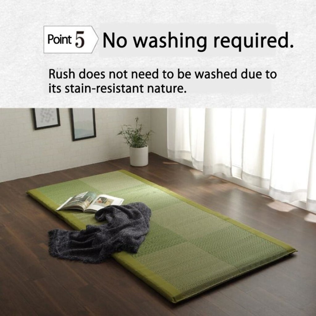 Tatami rush grass nap Fluffy Foldable Sleeping Mattress Made in Japan ...