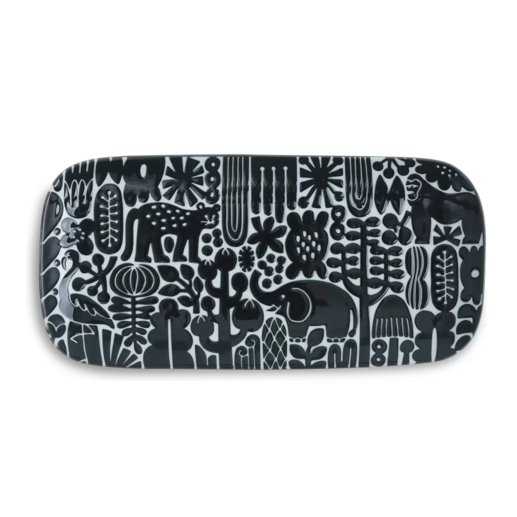 Hasami ware Japanese Rectangle Plate Black Made in Japan | Tokyo Store ...