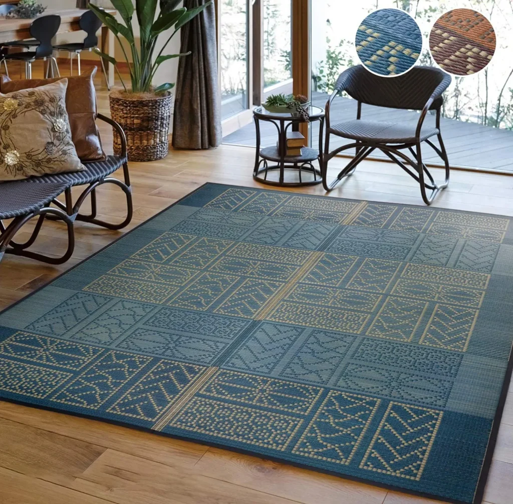 Tatami rug carpet ISE Japanese traditional pattern | Tokyo Store ...