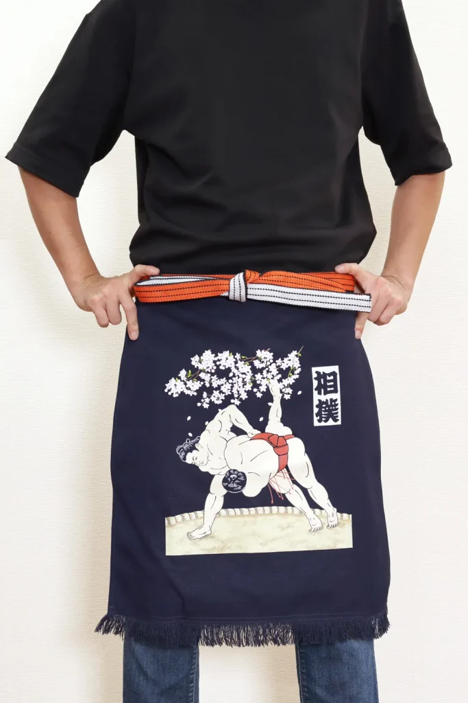 Japanese traditional MAEKAKE front apron SUMO | Tokyo Store | Tatami ...